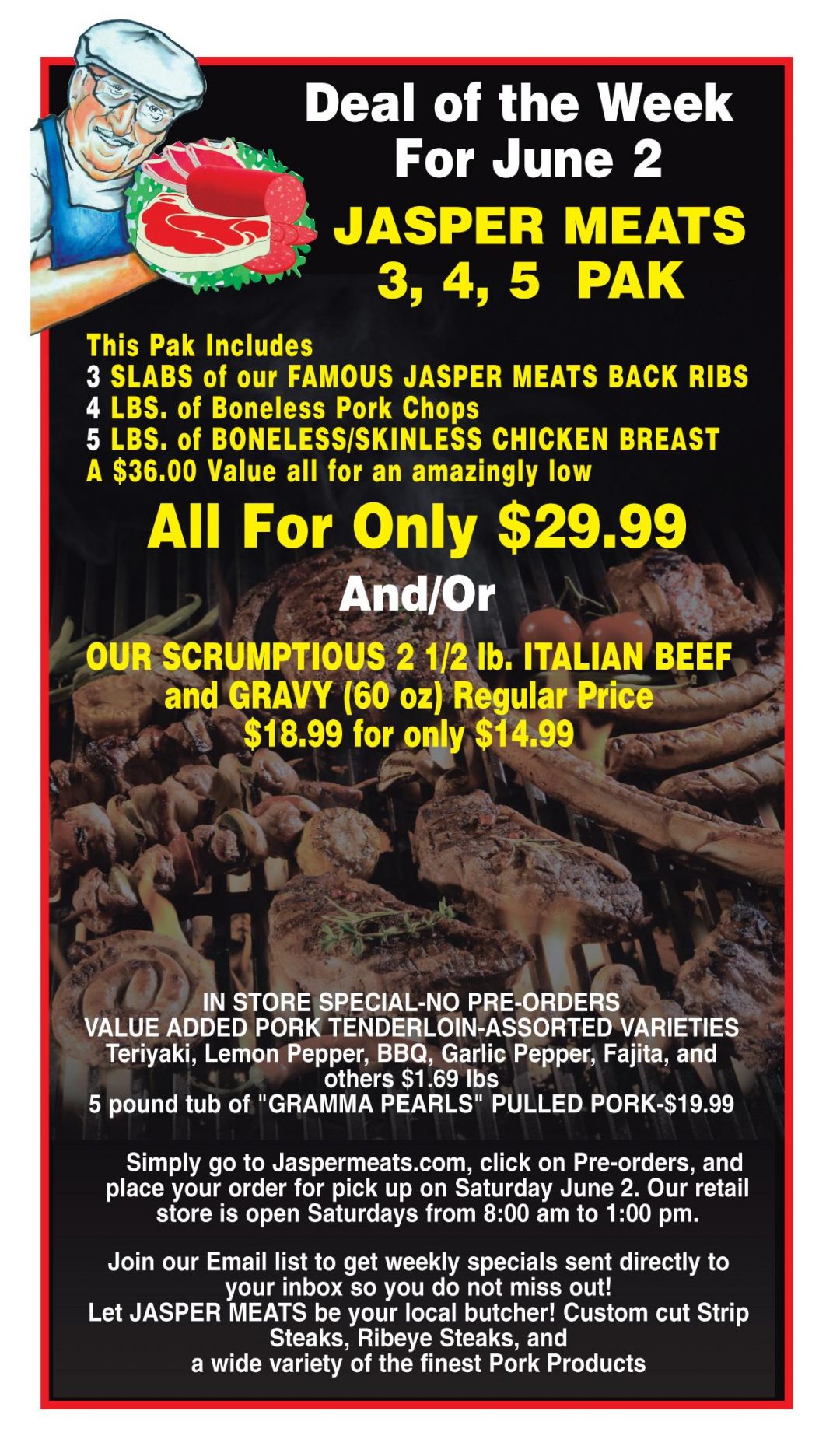Jasper June 2 Pre-Order | Jasper Meats